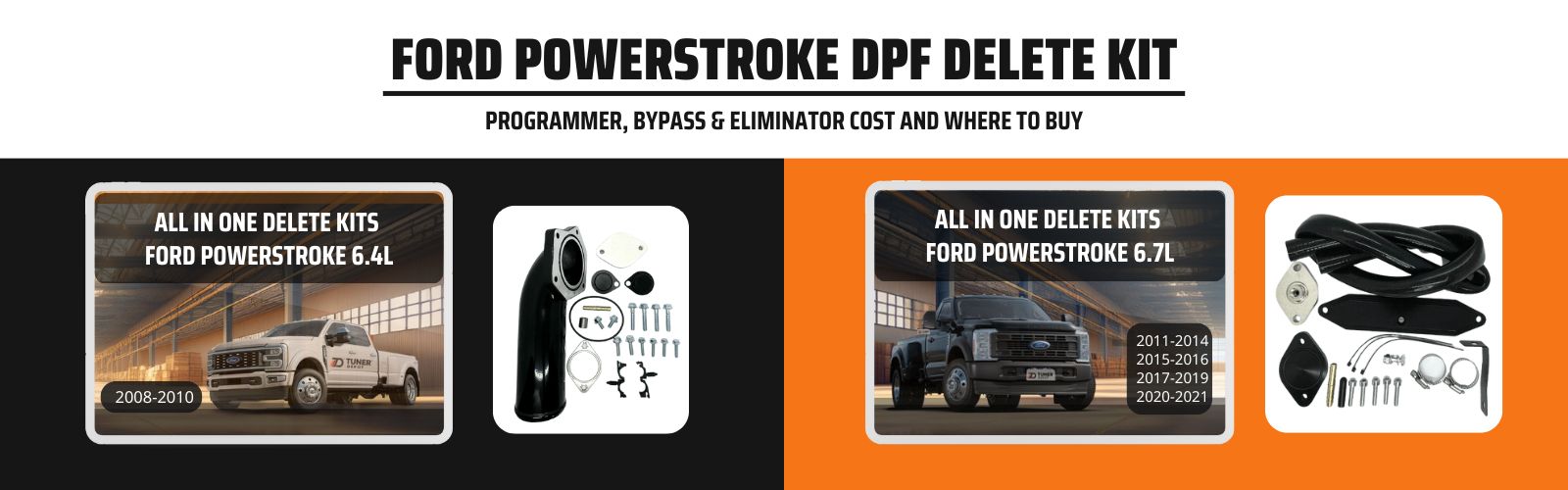 Ford Powerstroke DPF Delete Kit - Tuners Costs & Where to Buy - Tuner Depot